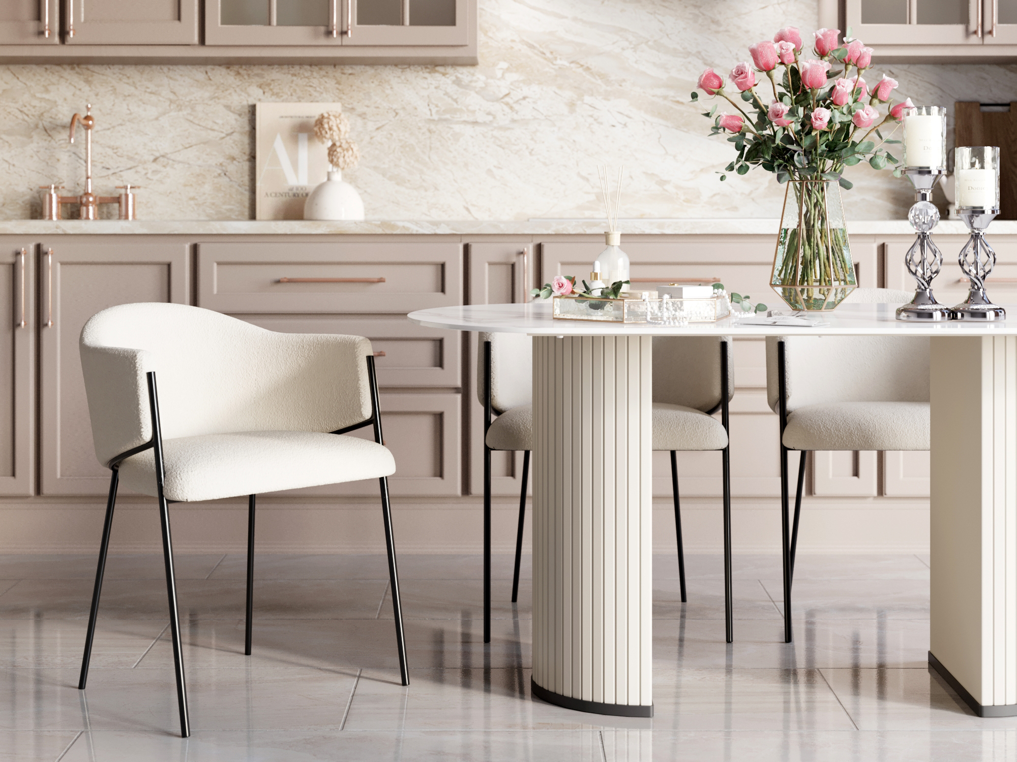 Какой стол выбрать – круглый или овальный для кухни и гостинной